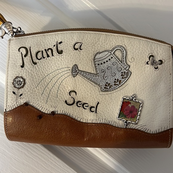 Brighton | Bags | Brighton Clutch Plant A Seed Watch It Grow | Poshmark